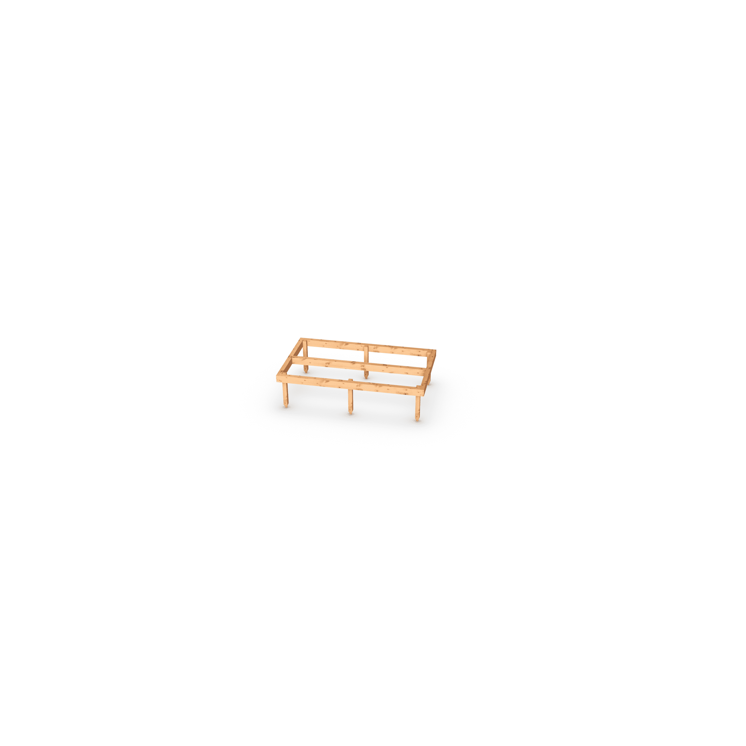 5X3 Empire Timber Shed Base - Empire Sheds