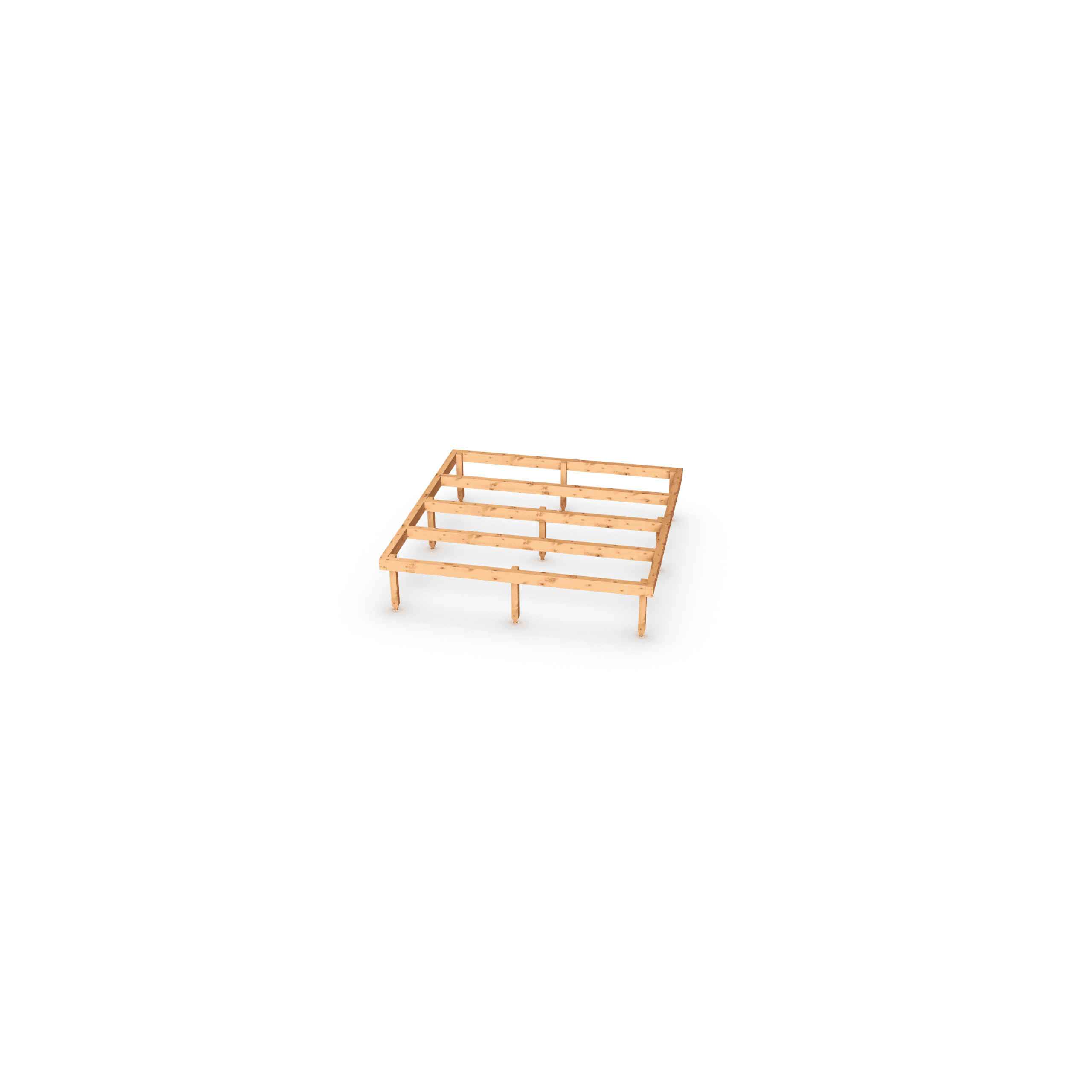 6X6 Empire Timber Shed Base - Empire Sheds