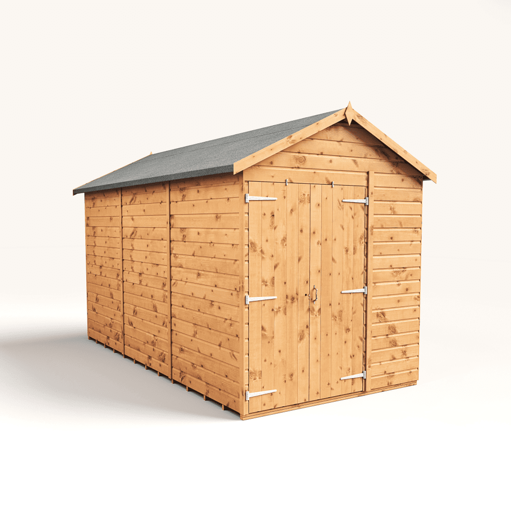 Empire 6x12 Modular Apex Garden Shed with a Double Door - Empire Sheds