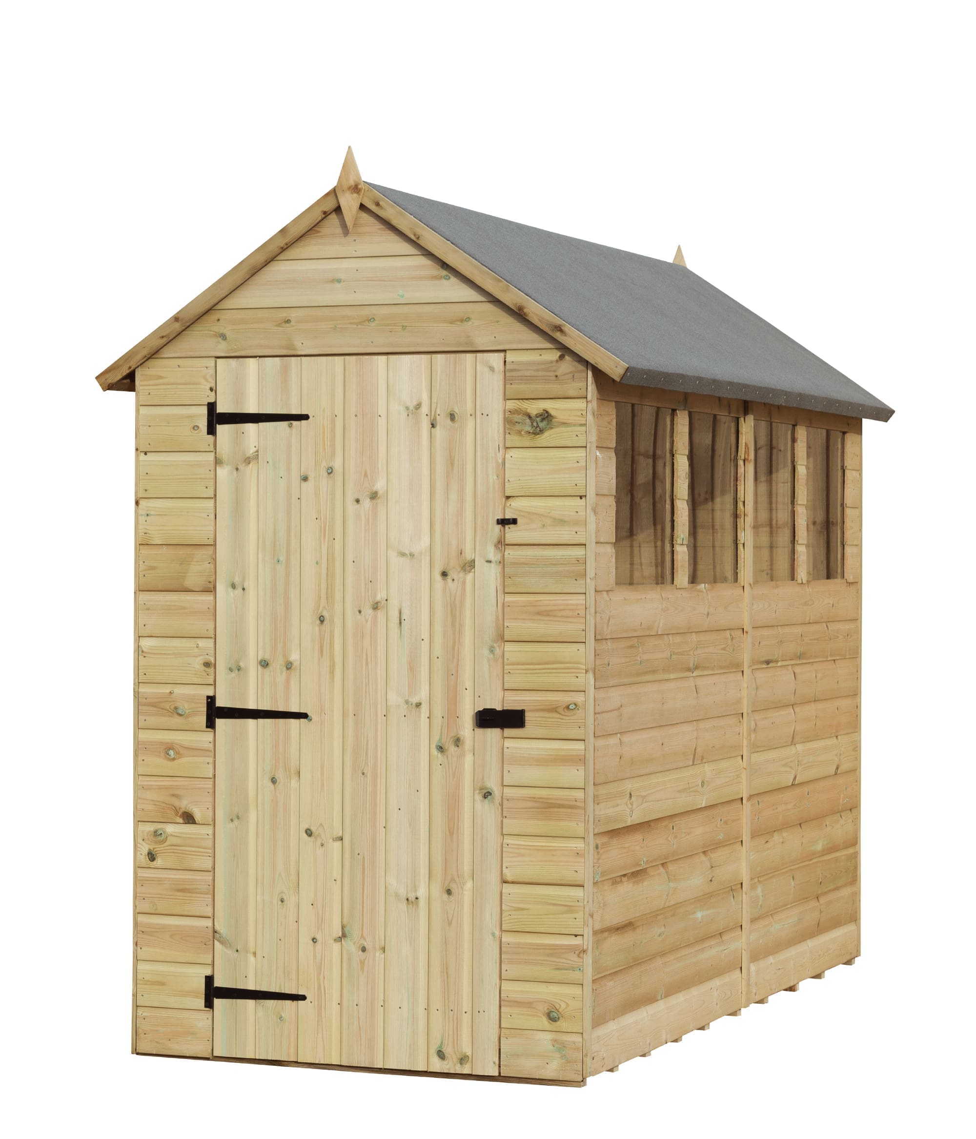 Empire 8200 4x8 Apex Shed with a Single Door & 4 Windows - Empire Sheds